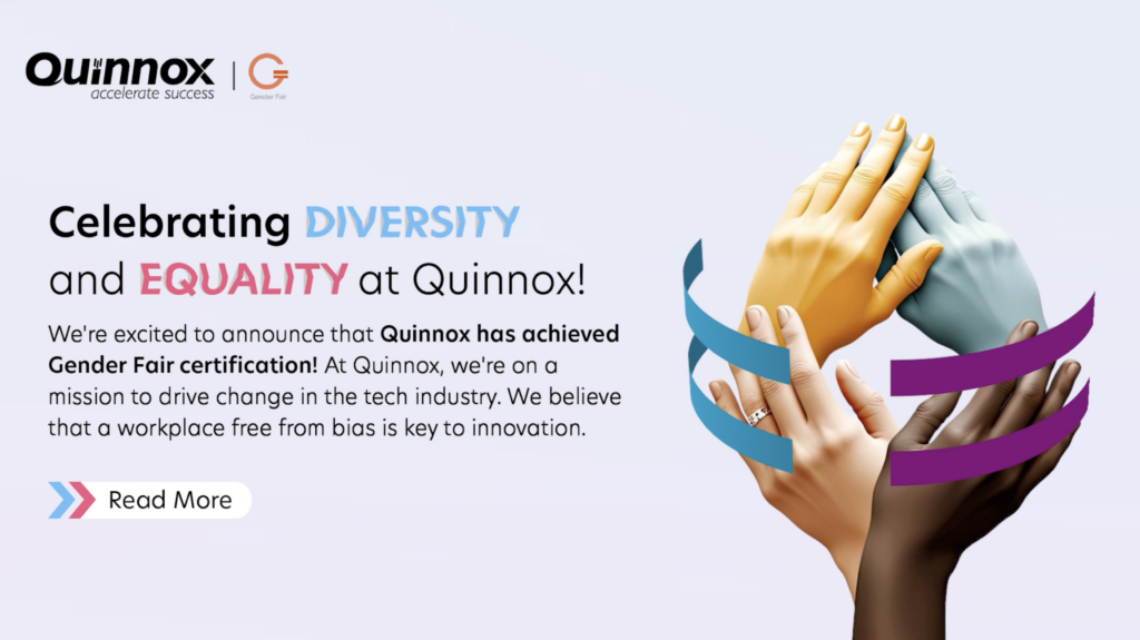 Quinnox achieves Gender Fair certification