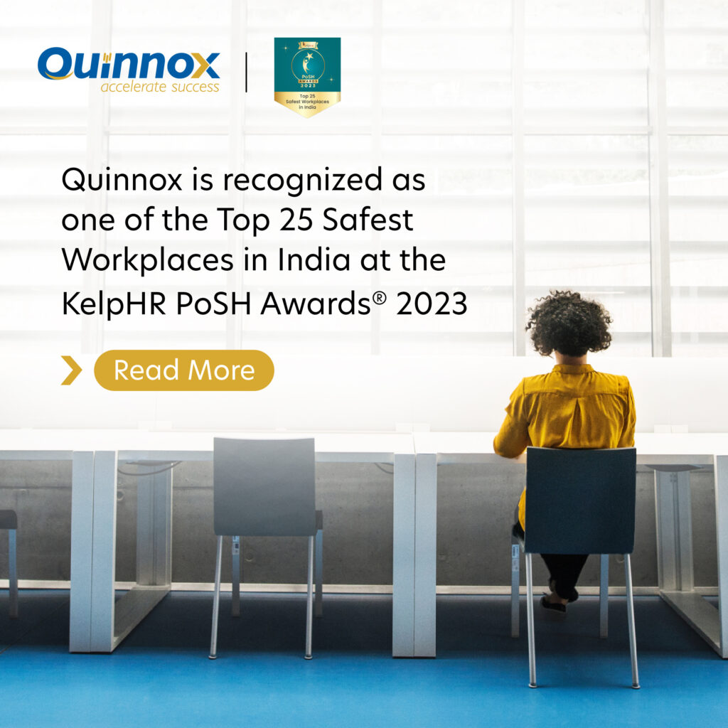 Quinnox is recognized as one of the Top 25 Safest Workplaces in India ...