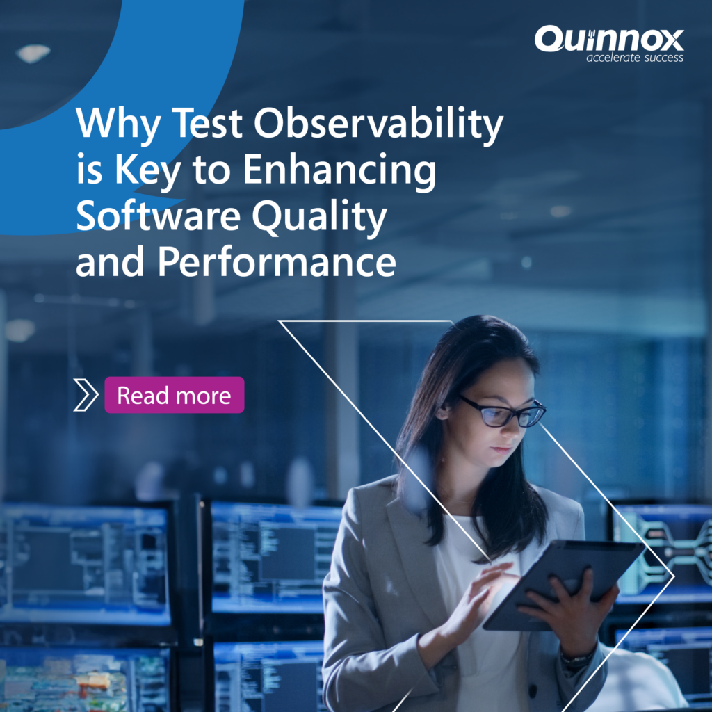 Enhance software quality & performance with test observability