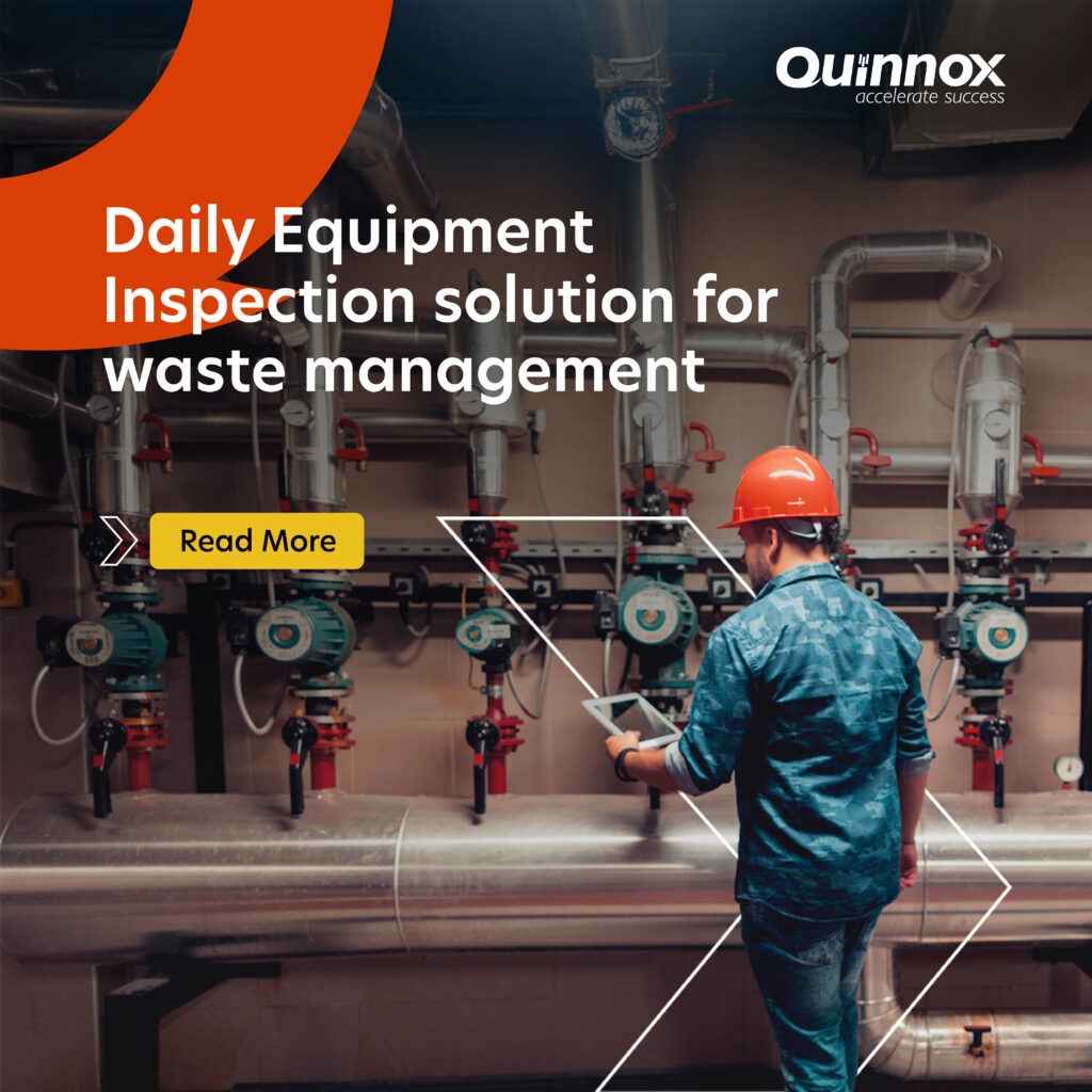 Daily Equipment Inspection solution for waste management