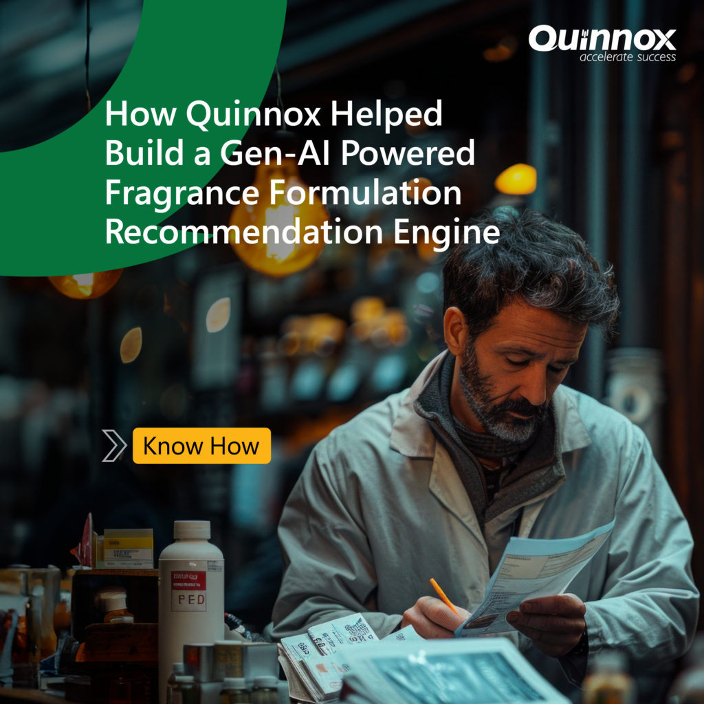 Quinnox built Gen-AI engine for fragrance & flavors industry
