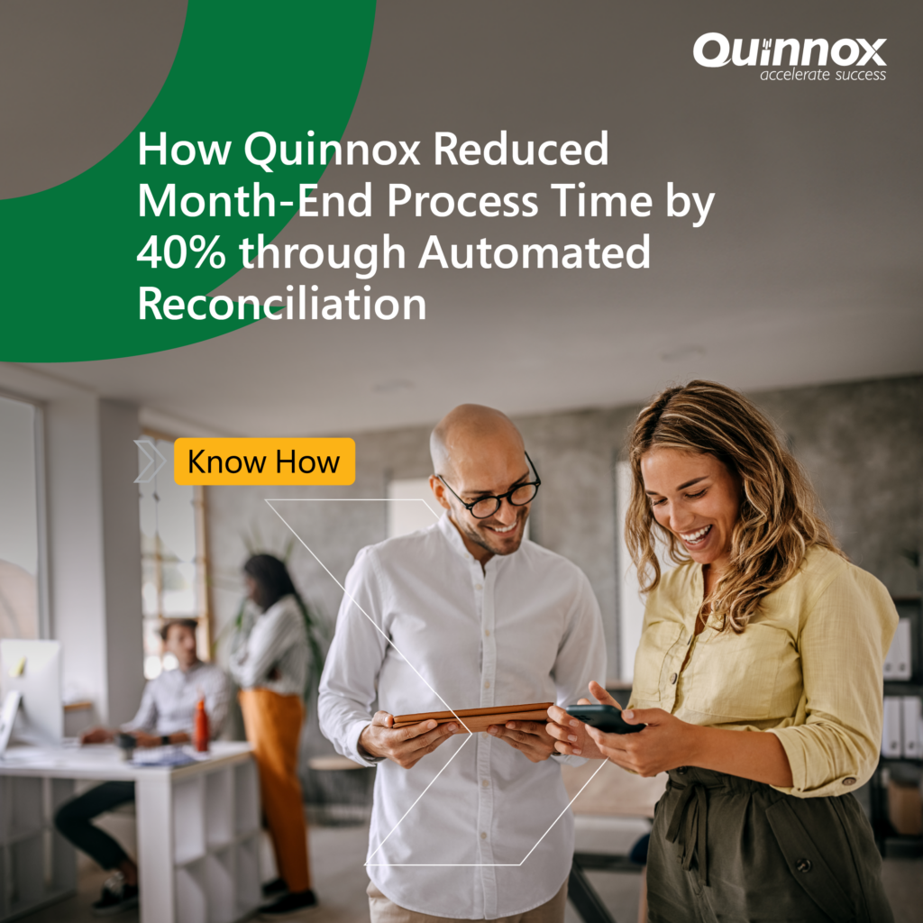 Quinnox reduced process time for financial services firm